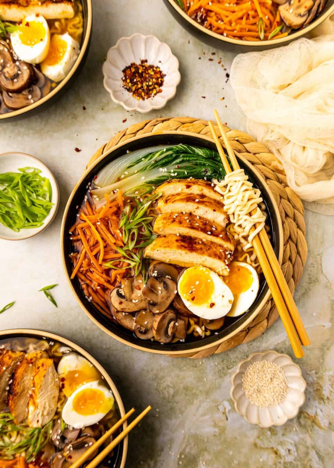 Spicy Chicken Ramen | Living Chirpy