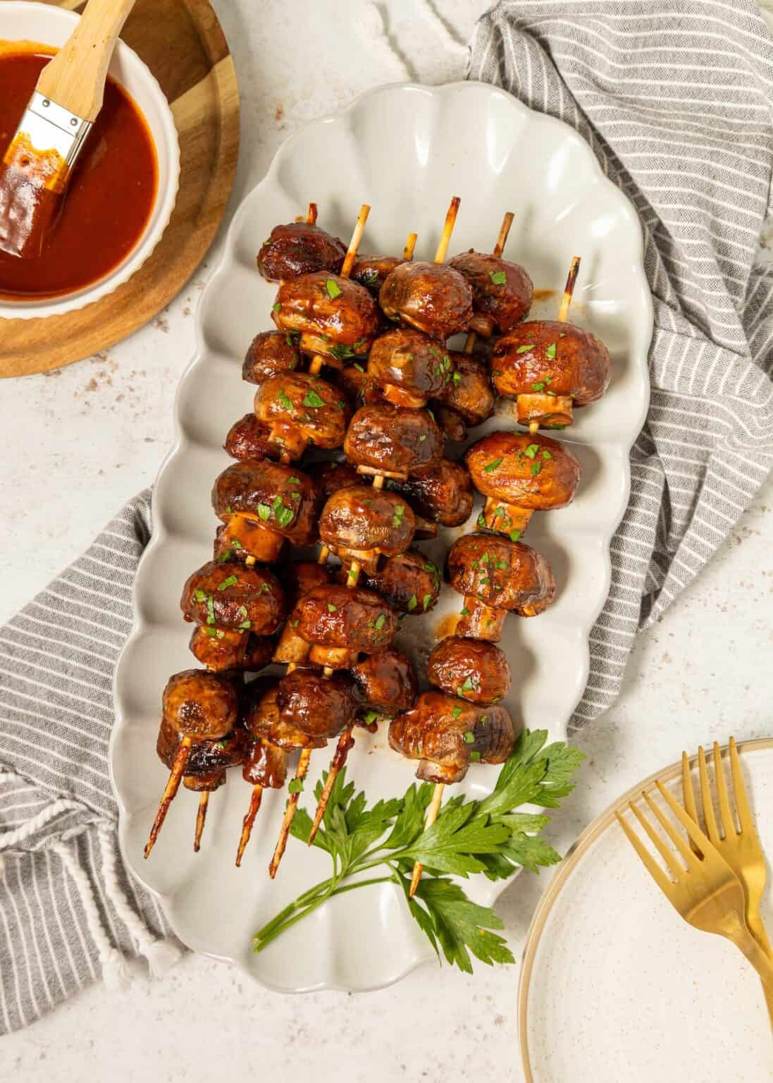 BBQ Mushrooms | Living Chirpy