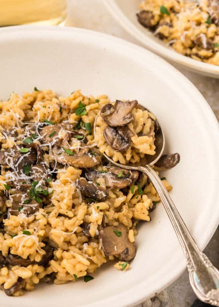 Mushroom Risotto | Living Chirpy