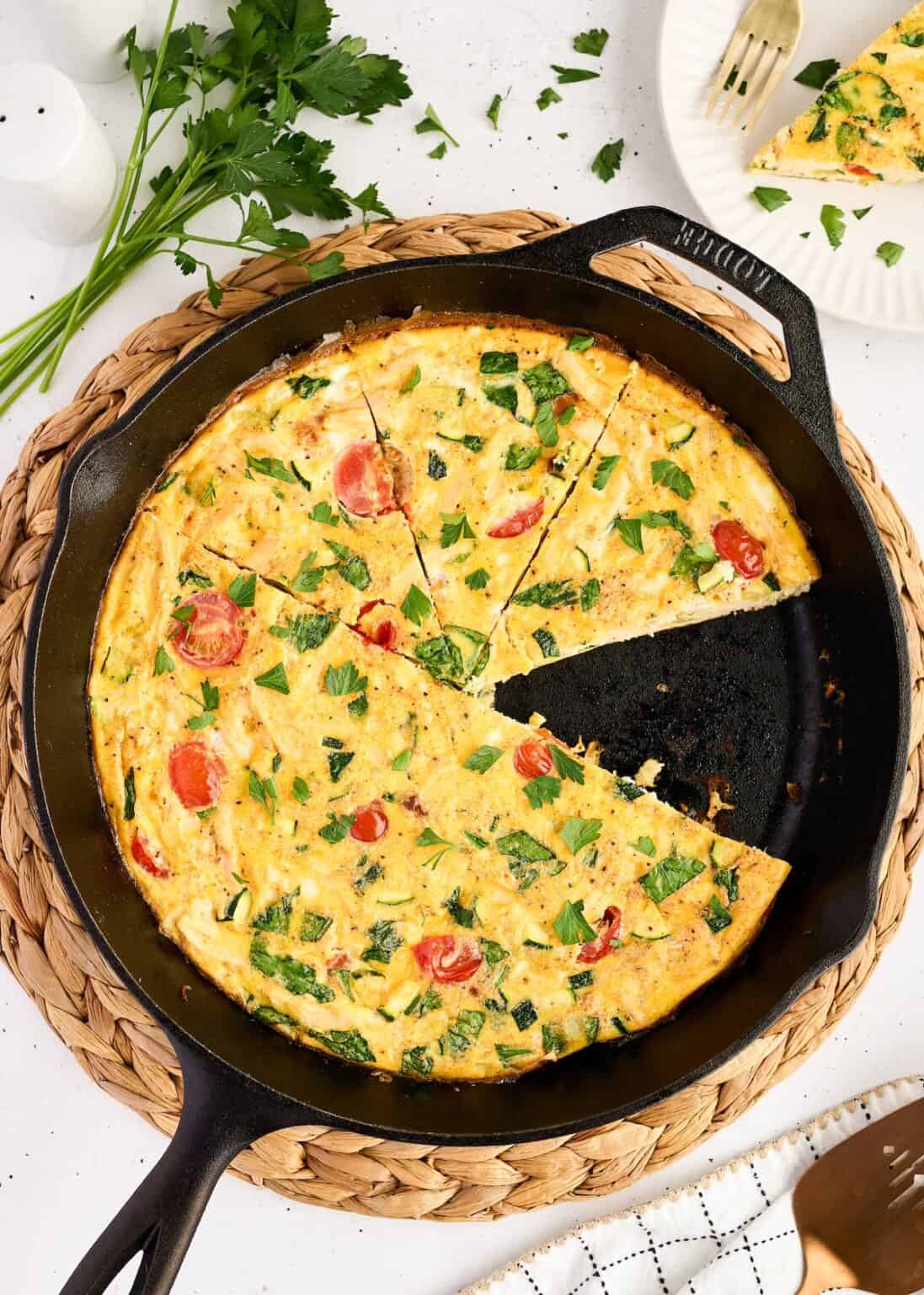 Chicken Frittata | Living Chirpy