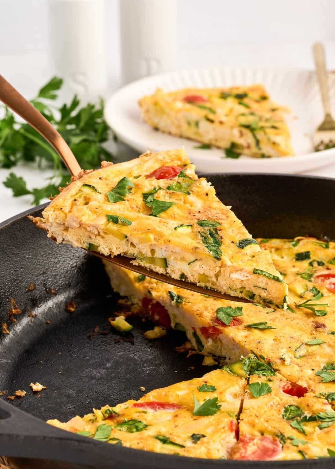 Chicken Frittata | Living Chirpy