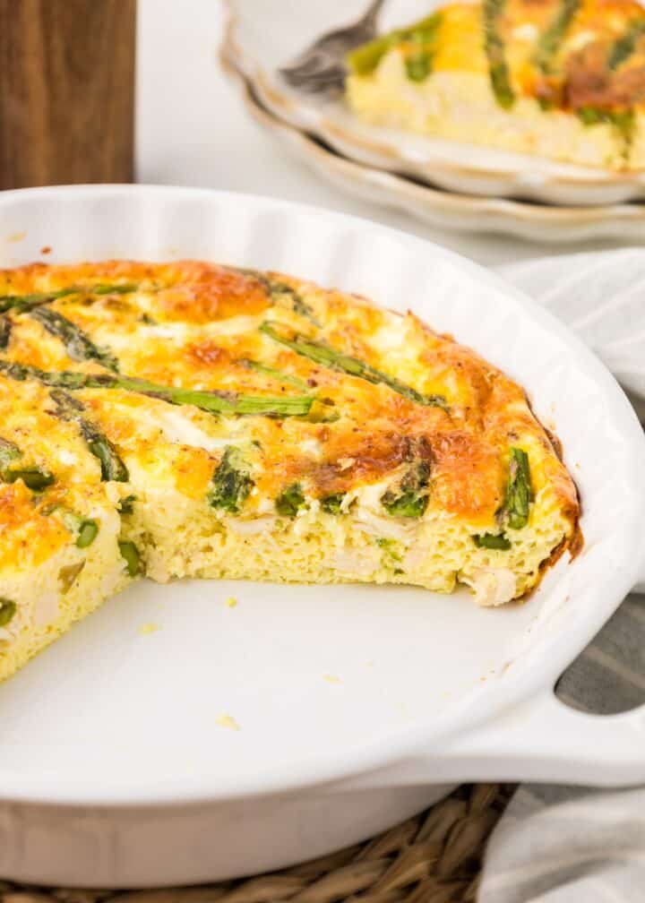 Crustless Chicken Quiche | Living Chirpy