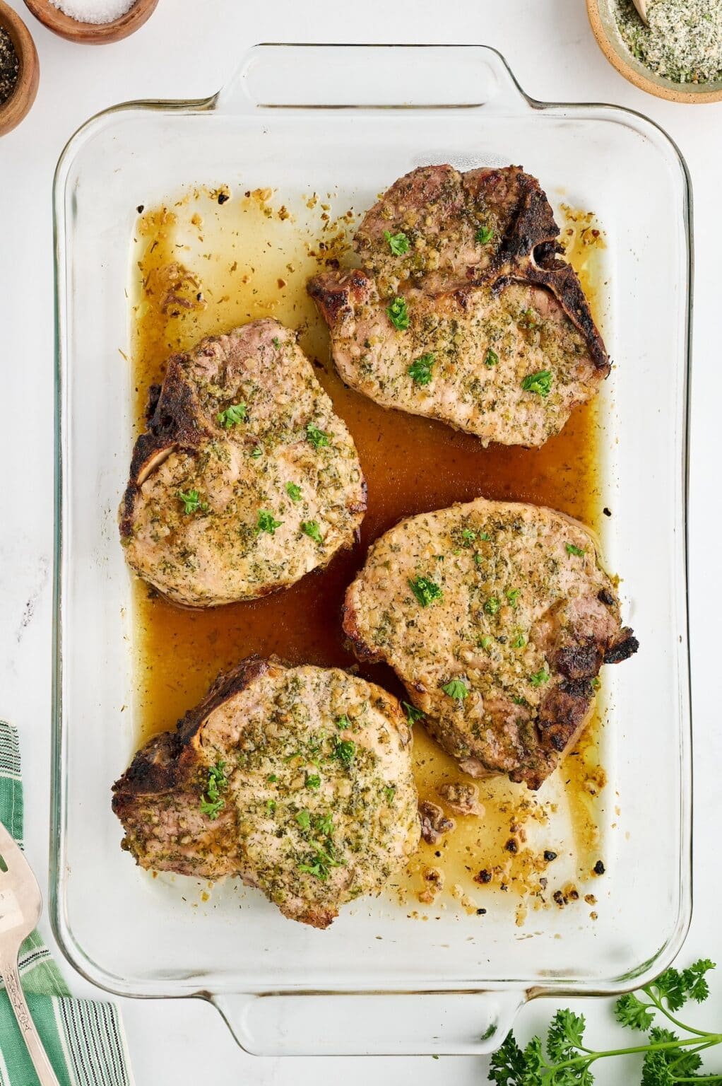 Baked Ranch Pork Chops | Living Chirpy
