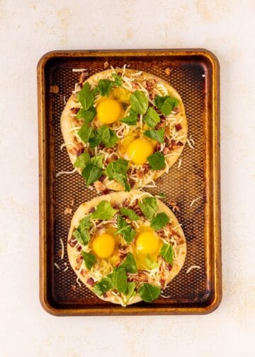 Breakfast Flatbread | Living Chirpy