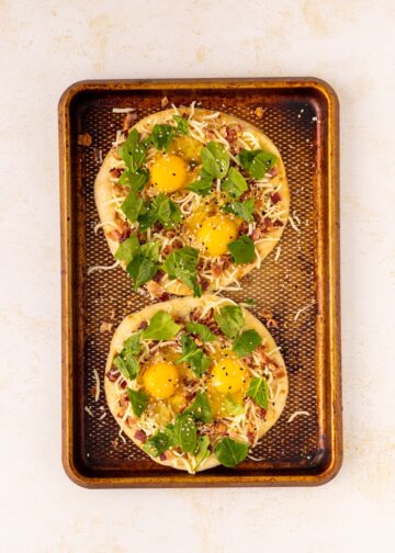 Breakfast Flatbread | Living Chirpy