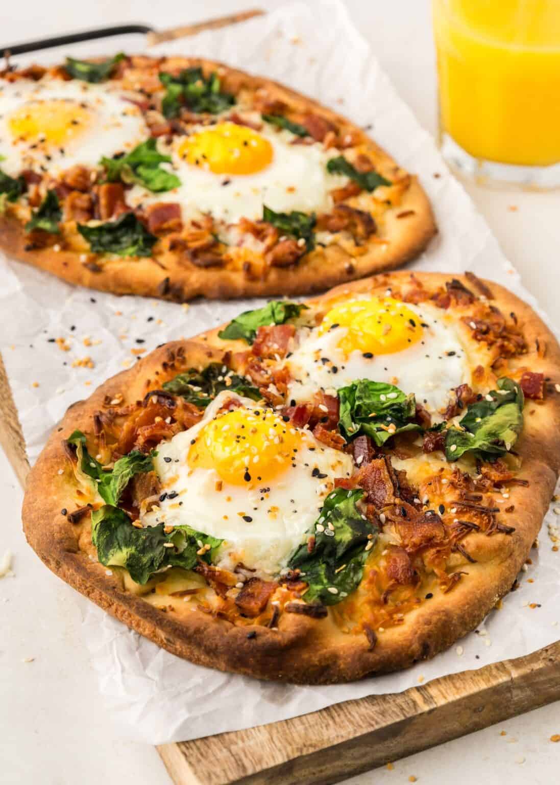 Breakfast Flatbread | Living Chirpy