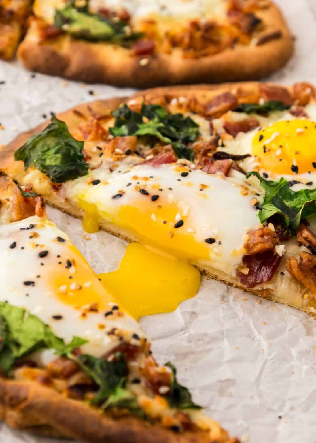 Breakfast Flatbread | Living Chirpy