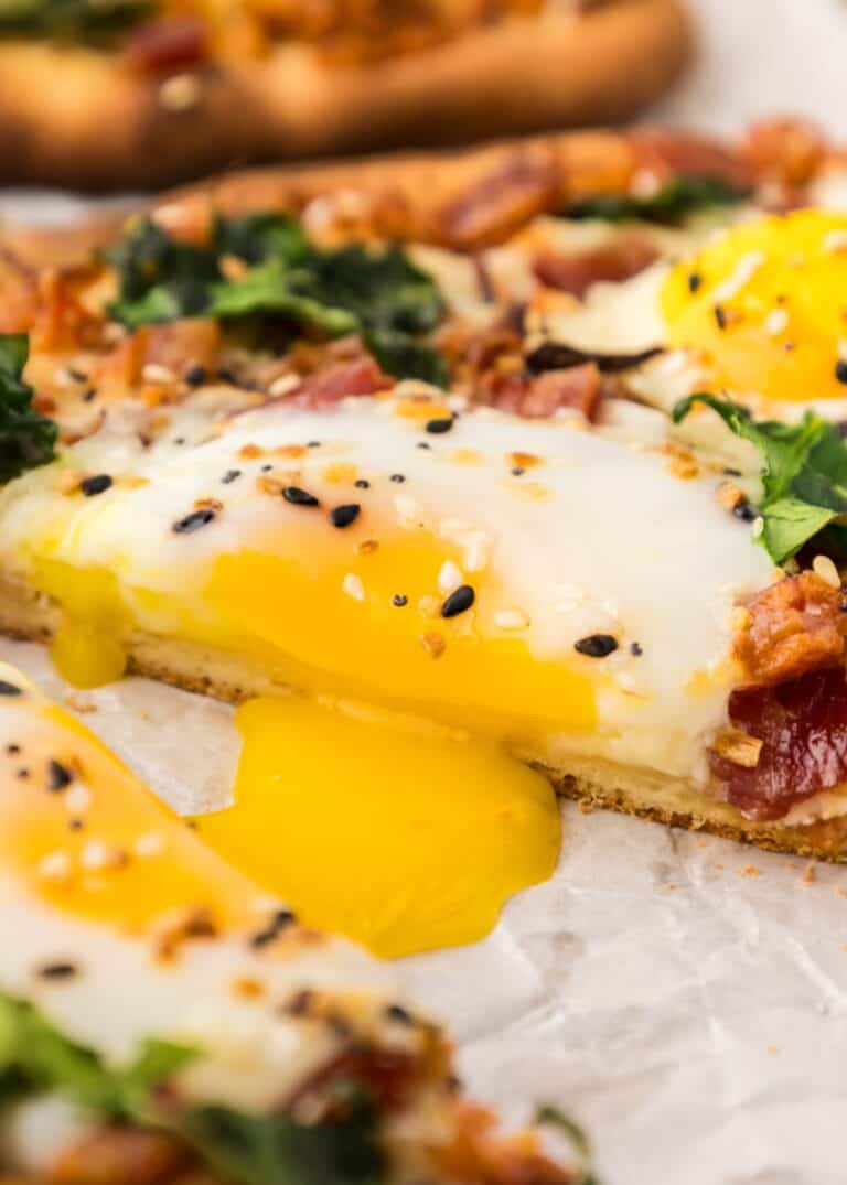 Breakfast Flatbread | Living Chirpy