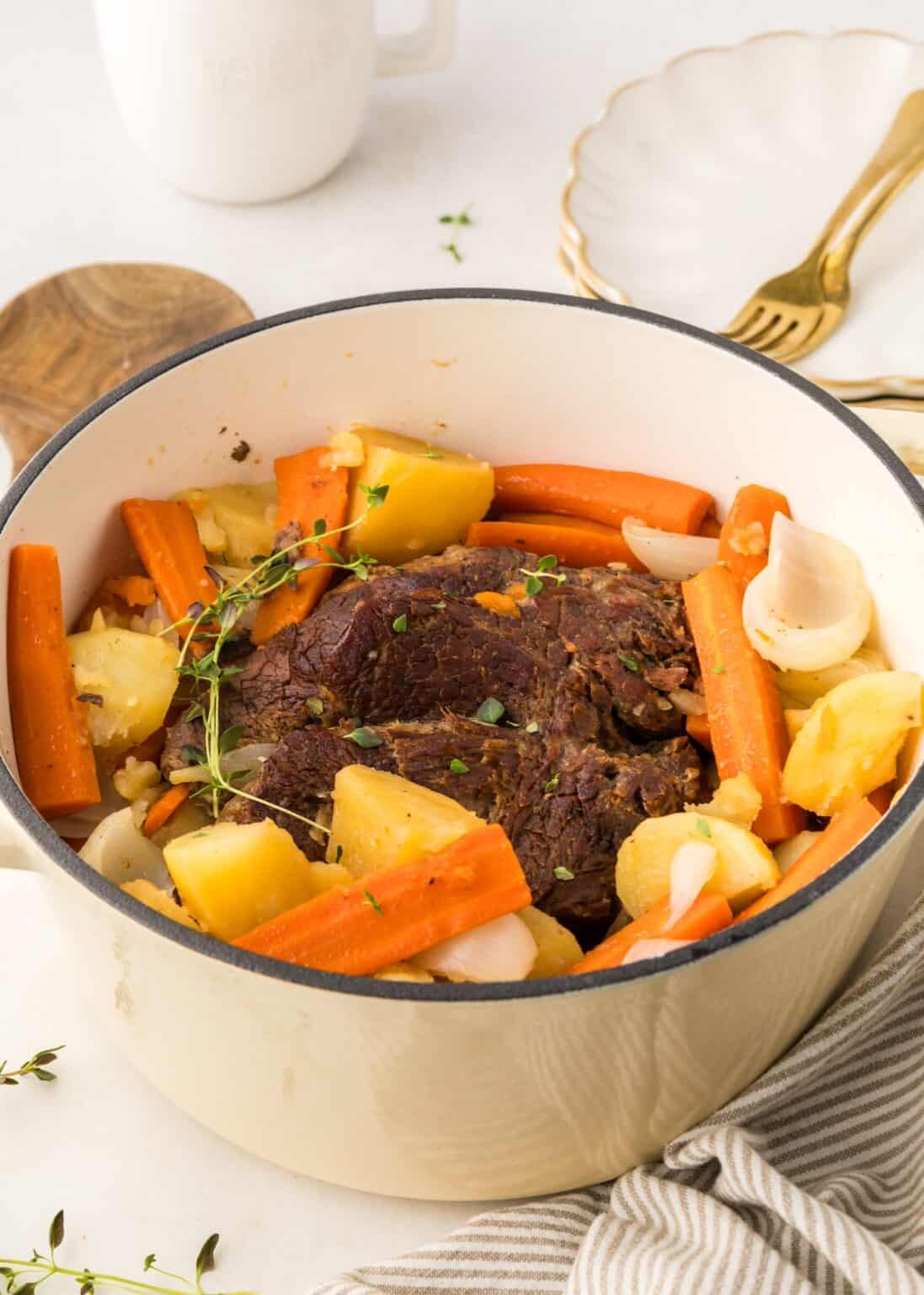 Dutch Oven Pot Roast | Living Chirpy