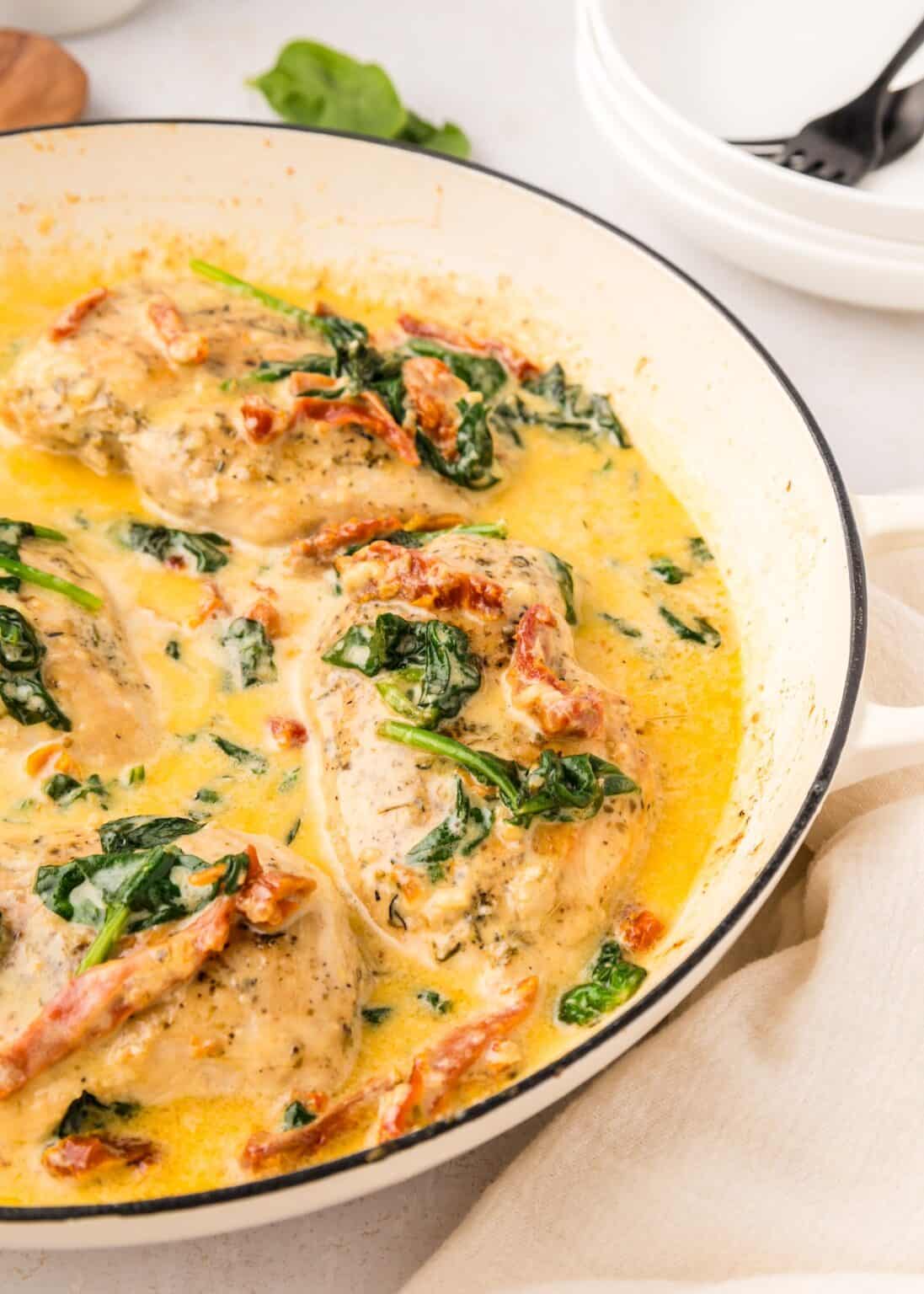 Creamy Tuscan Chicken | Living Chirpy