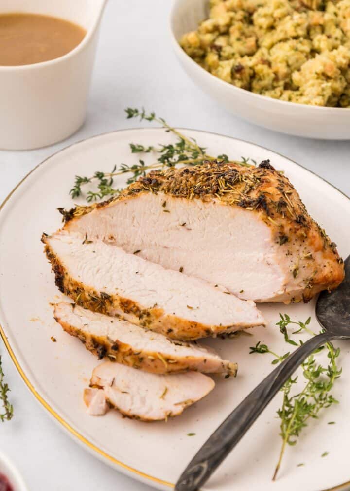 Herb Roasted Turkey Breast | Living Chirpy
