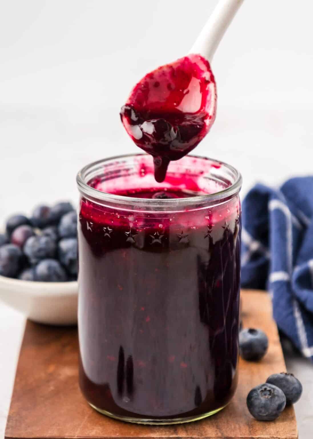 Blueberry Compote | Living Chirpy