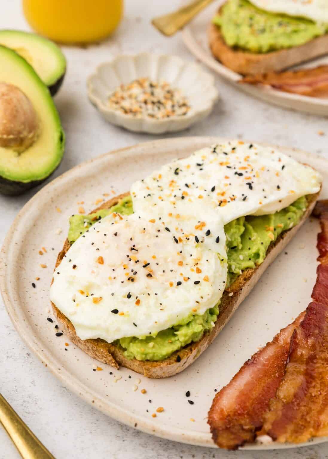 Avocado Egg Toast | Living Chirpy