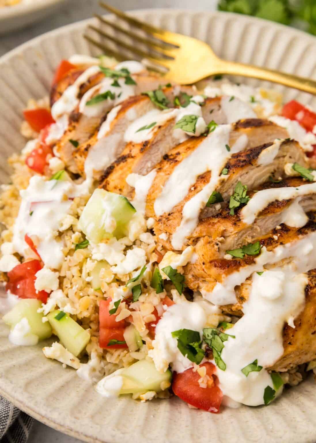 Chicken Tabbouleh | Living Chirpy