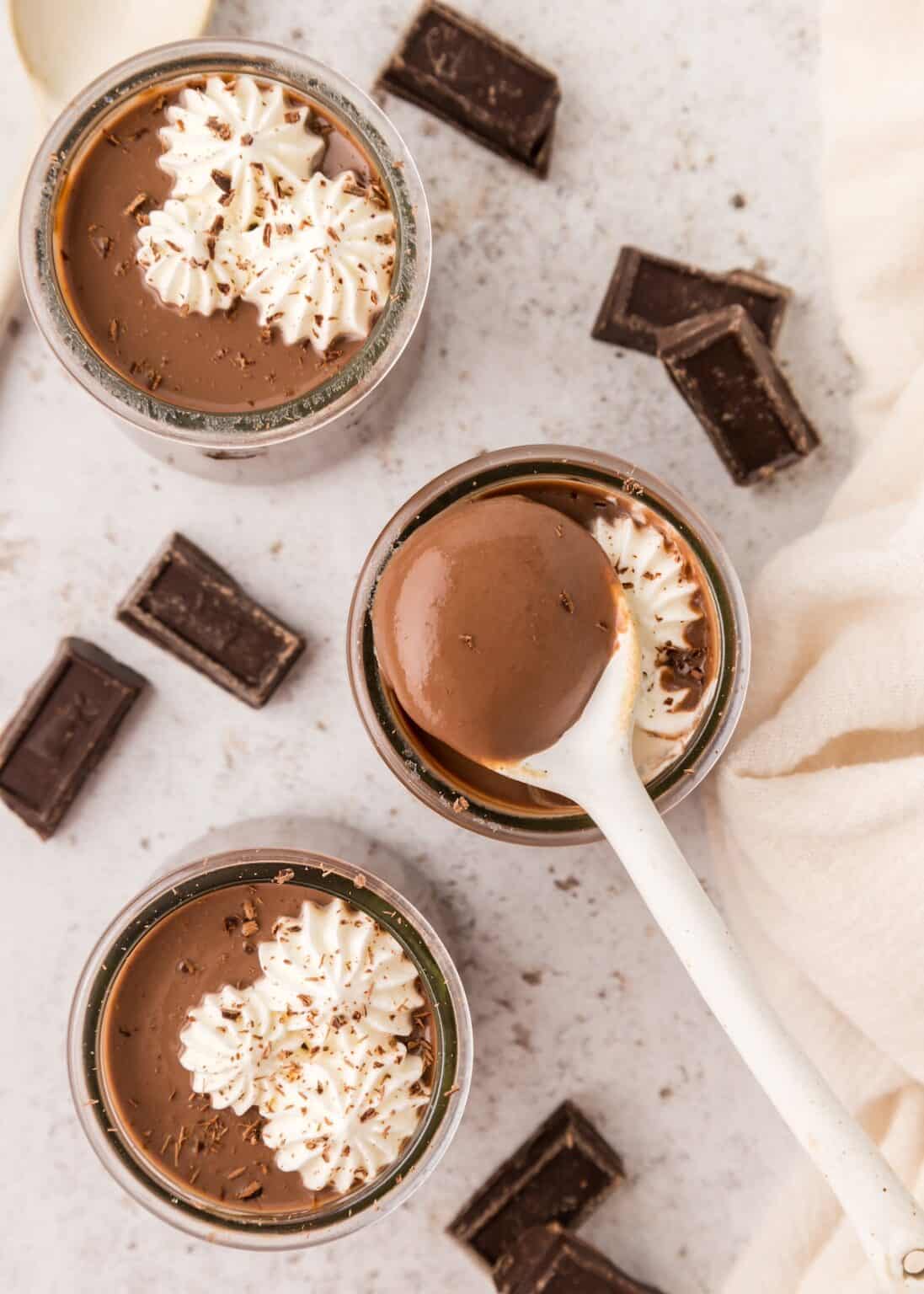 Chocolate Protein Pudding | Living Chirpy