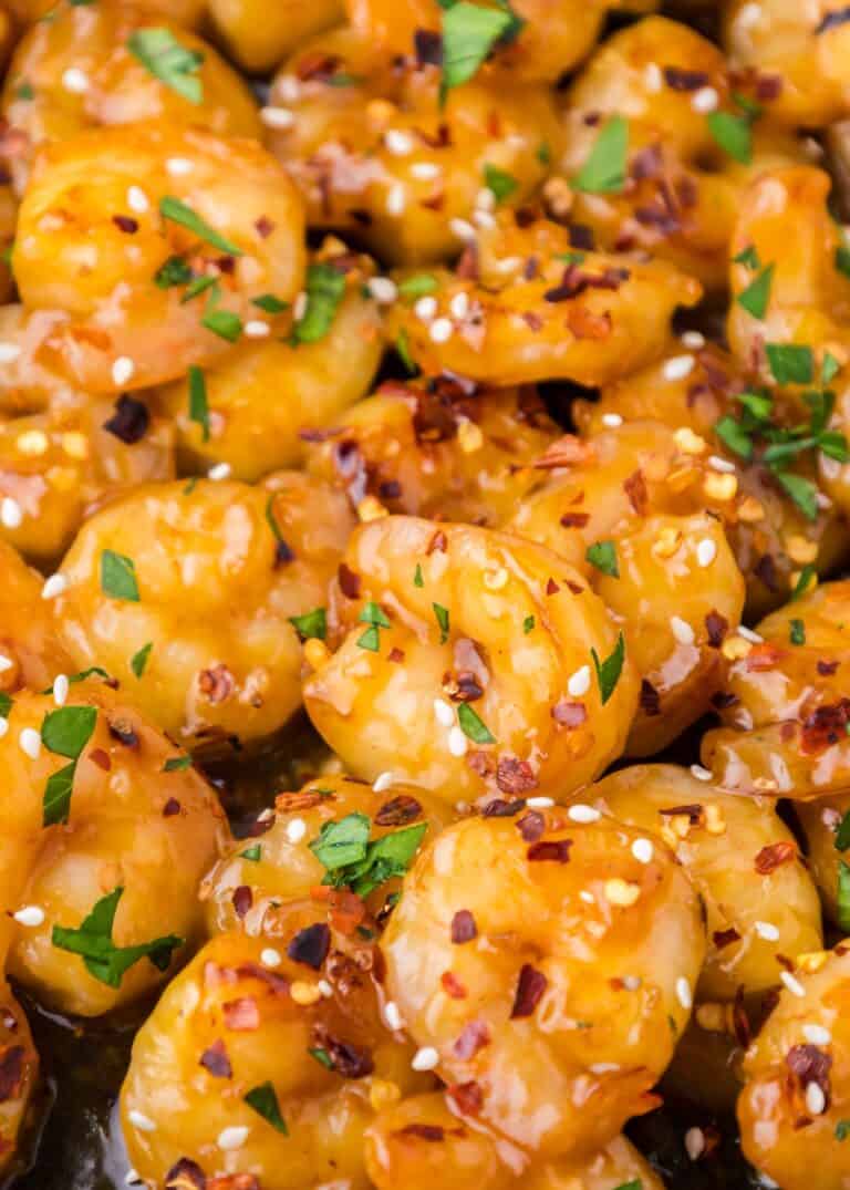 Honey Garlic Shrimp | Living Chirpy