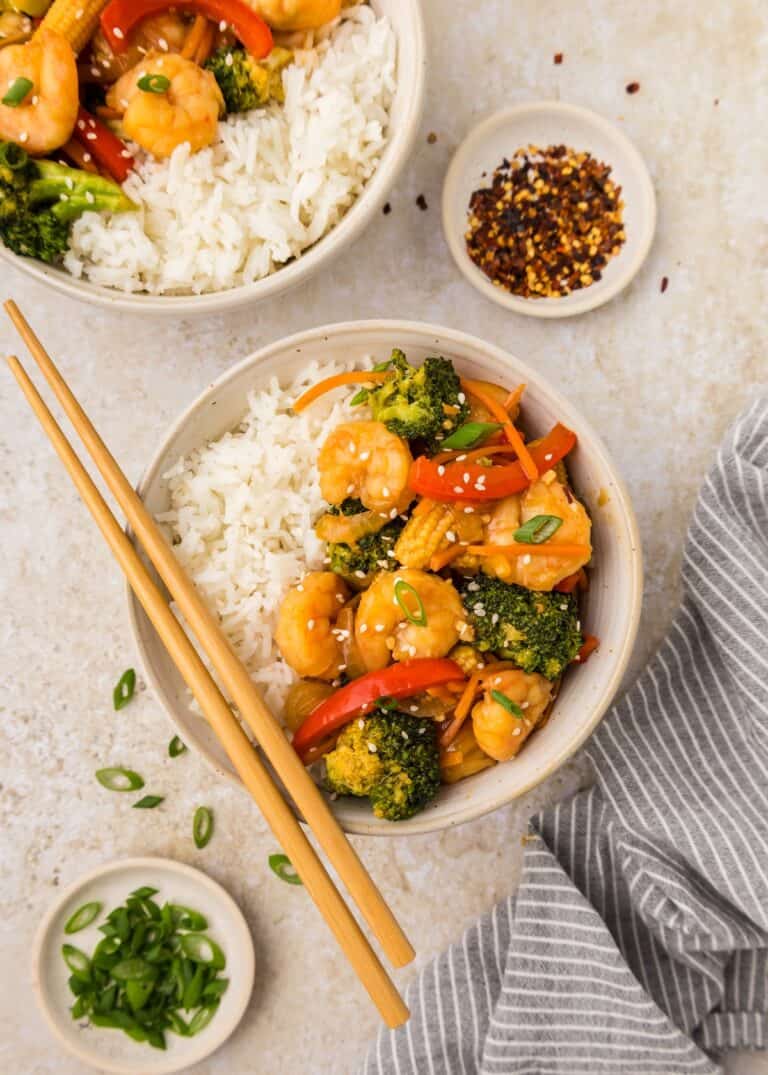 Honey Garlic Shrimp | Living Chirpy