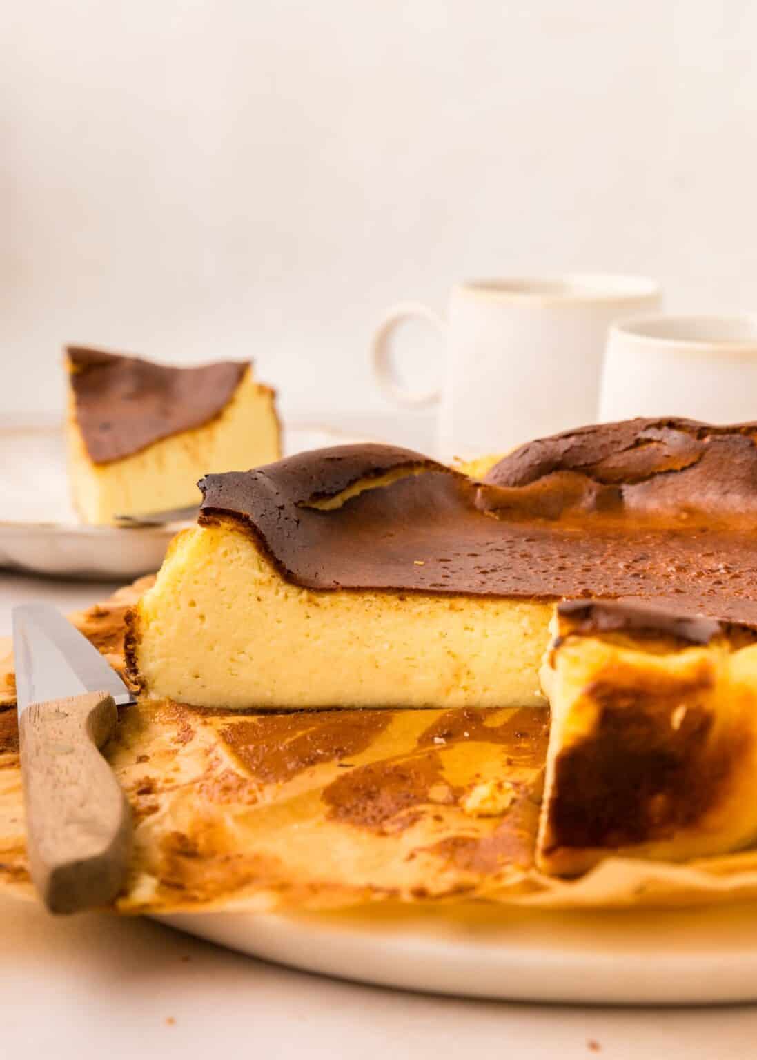 Basque Cheesecake | Living Chirpy