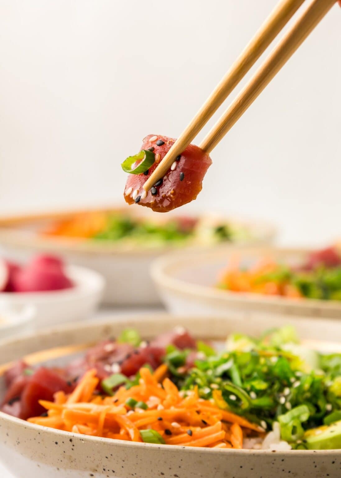 Tuna Poke Bowl | Living Chirpy