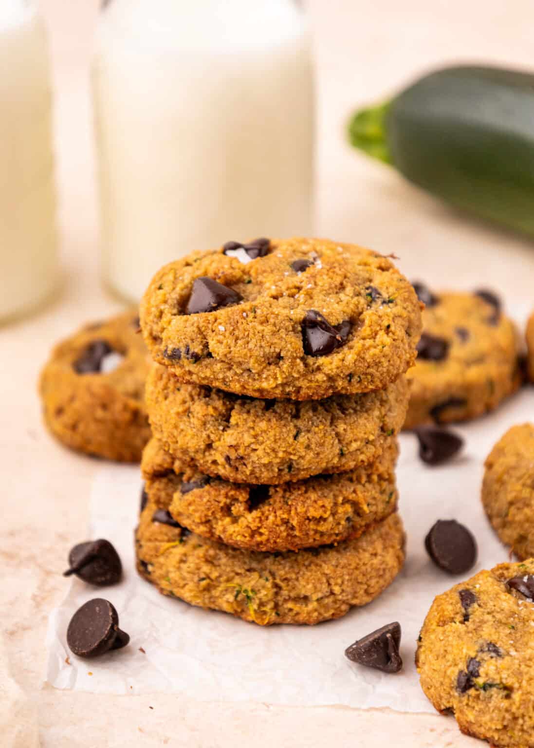 Chocolate Chip Zucchini Cookies | Living Chirpy