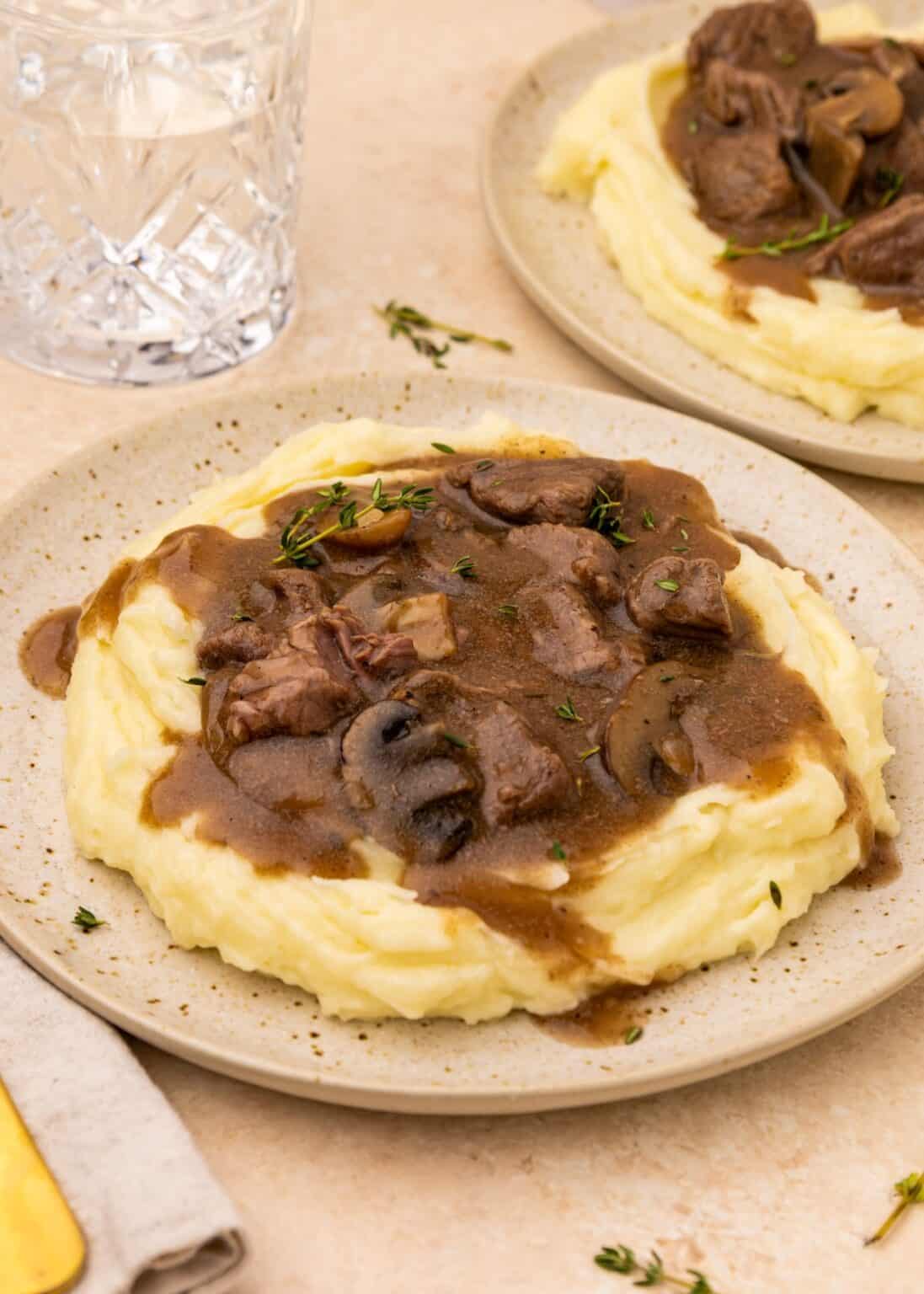 Crockpot Beef Tips and Gravy | Living Chirpy
