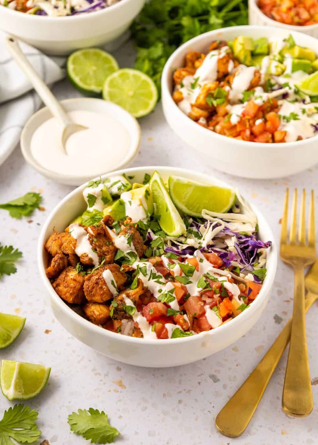 Fish Taco Bowls | Living Chirpy