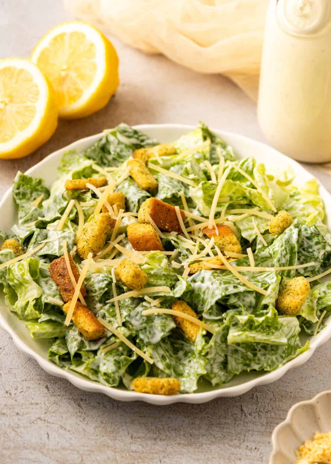 Homemade Caesar Dressing | Living Chirpy