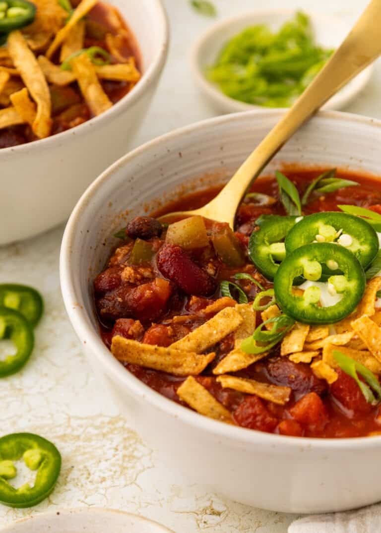 Ground Turkey Chili | Living Chirpy