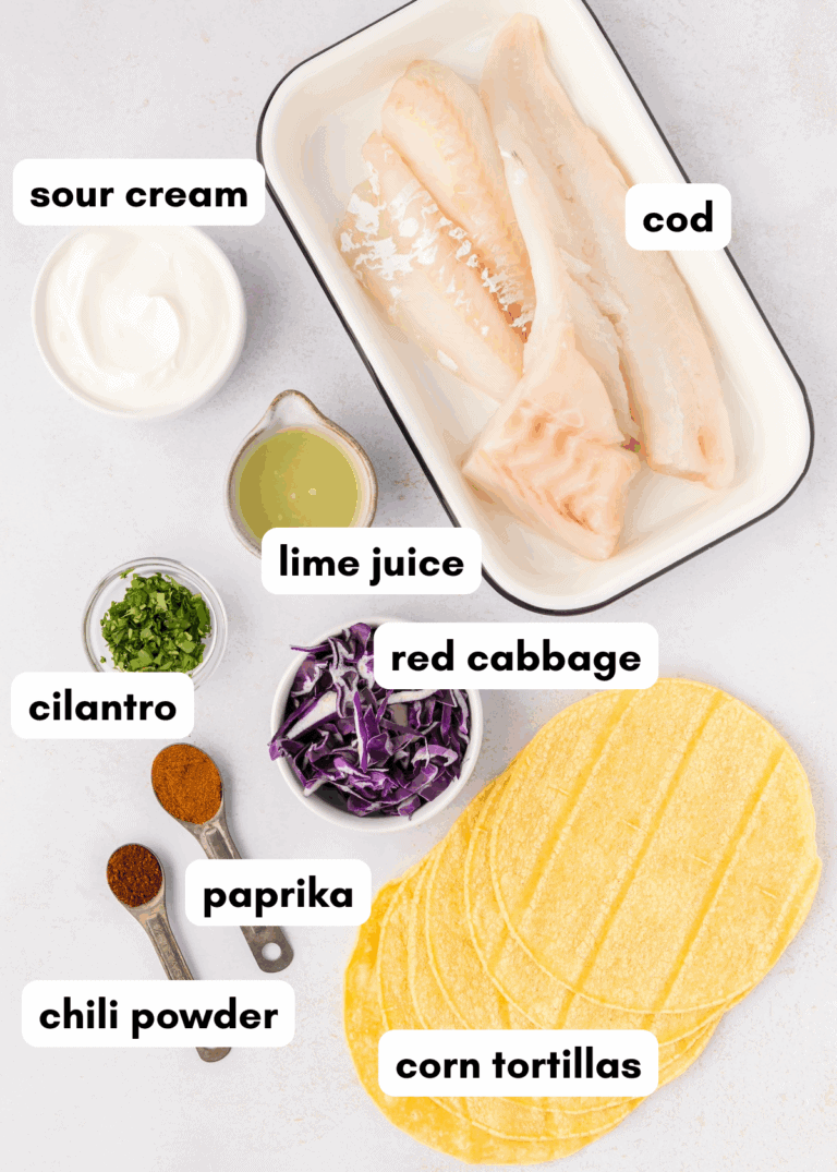 Cod Fish Tacos | Living Chirpy