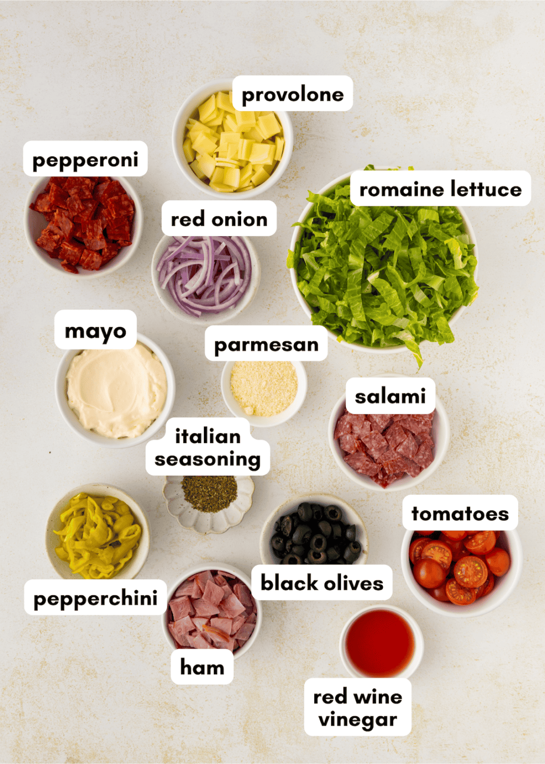 Grinder Salad | Living Chirpy