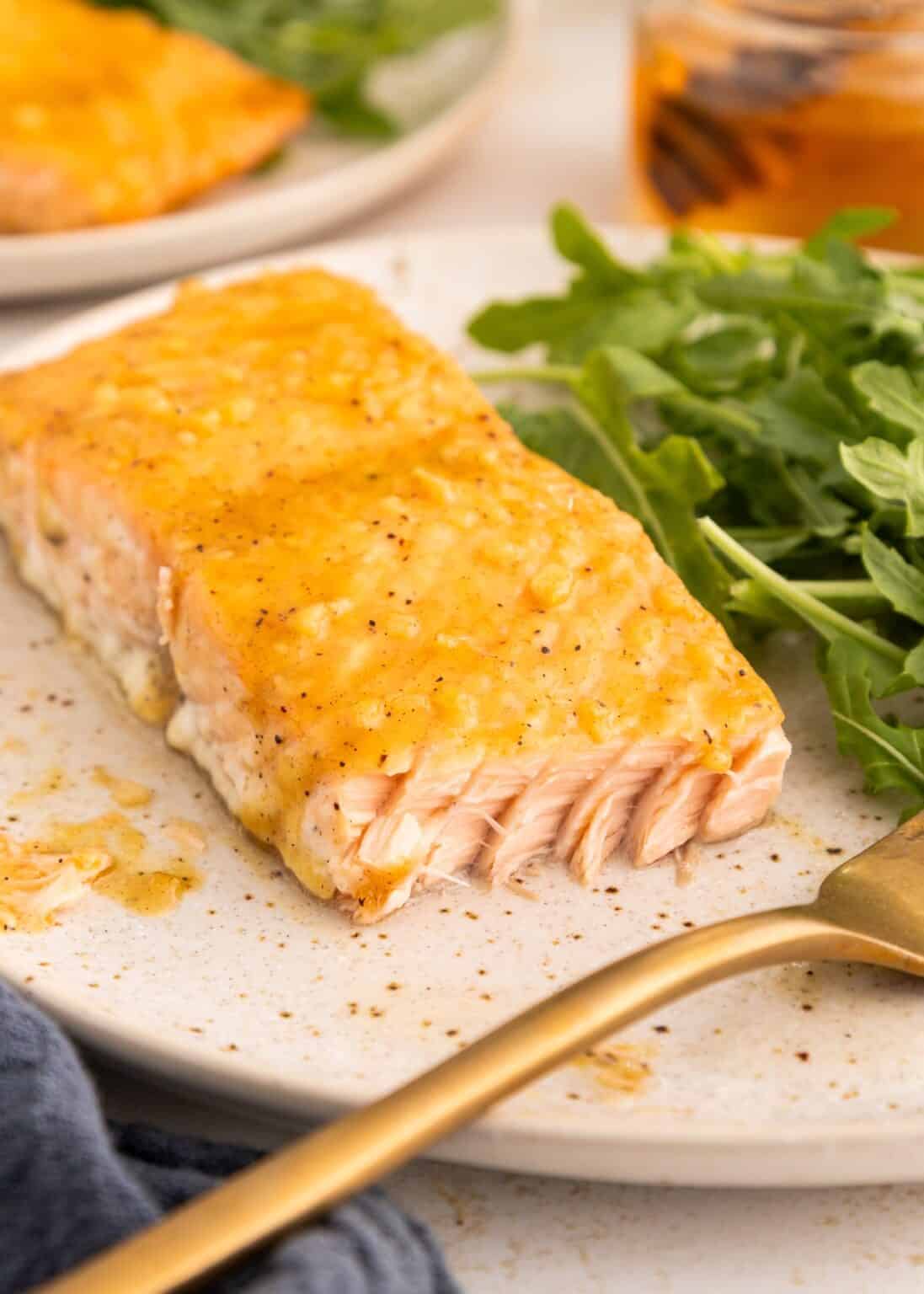 Honey Mustard Salmon | Living Chirpy